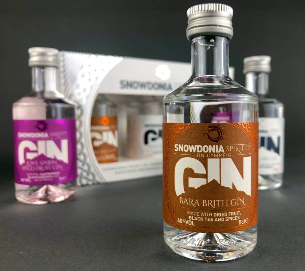 Snowdonia Spirit Co, Miniature Gin Gift Set, 3 x 5cl - Snowdonia Spirit Co